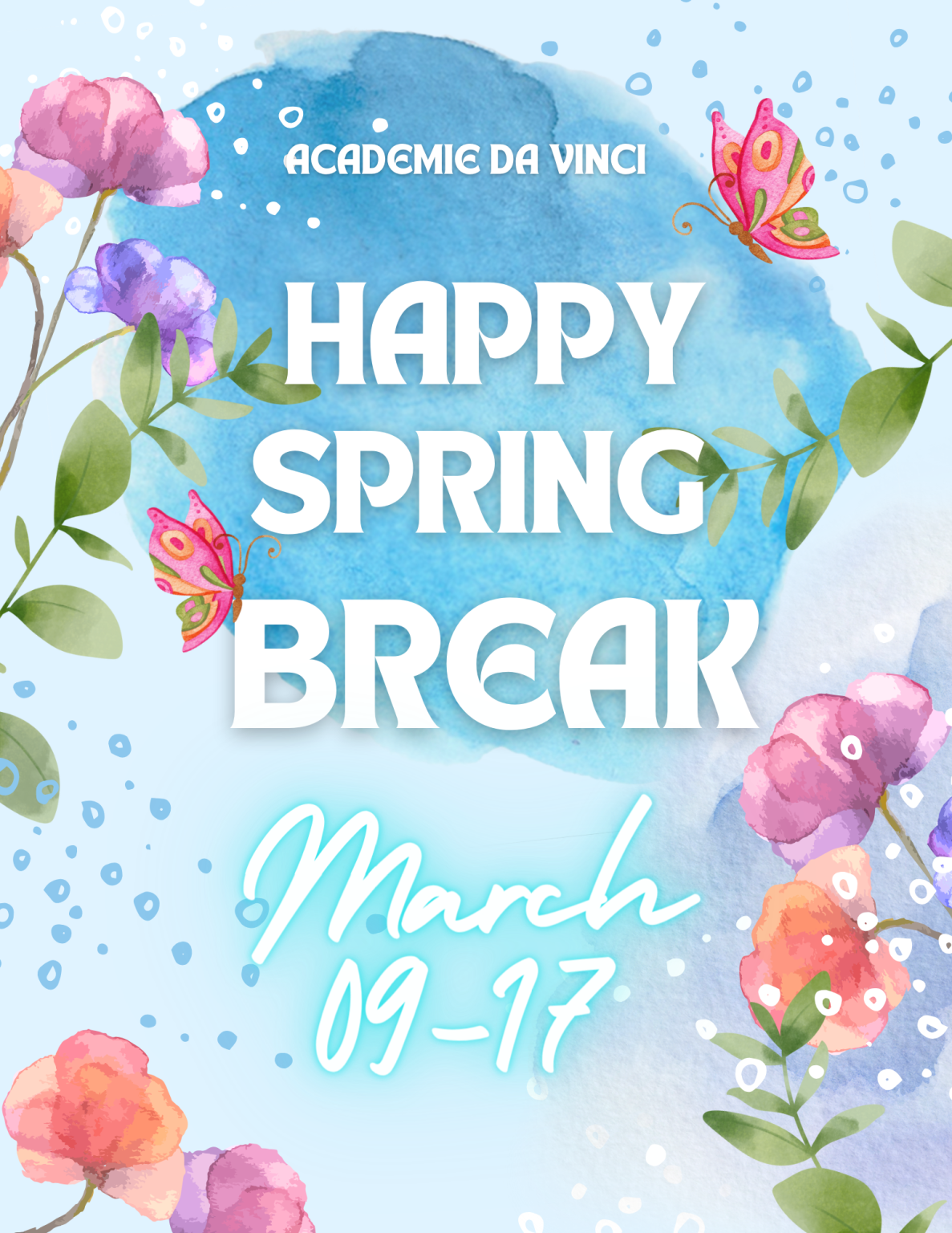 Spring Break - No School - Academie Da Vinci